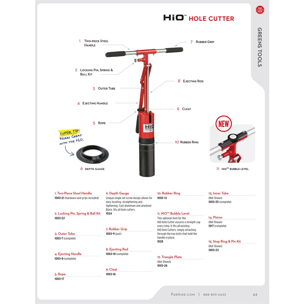 Par Aide HIO Holecutter, HIO Hålborr